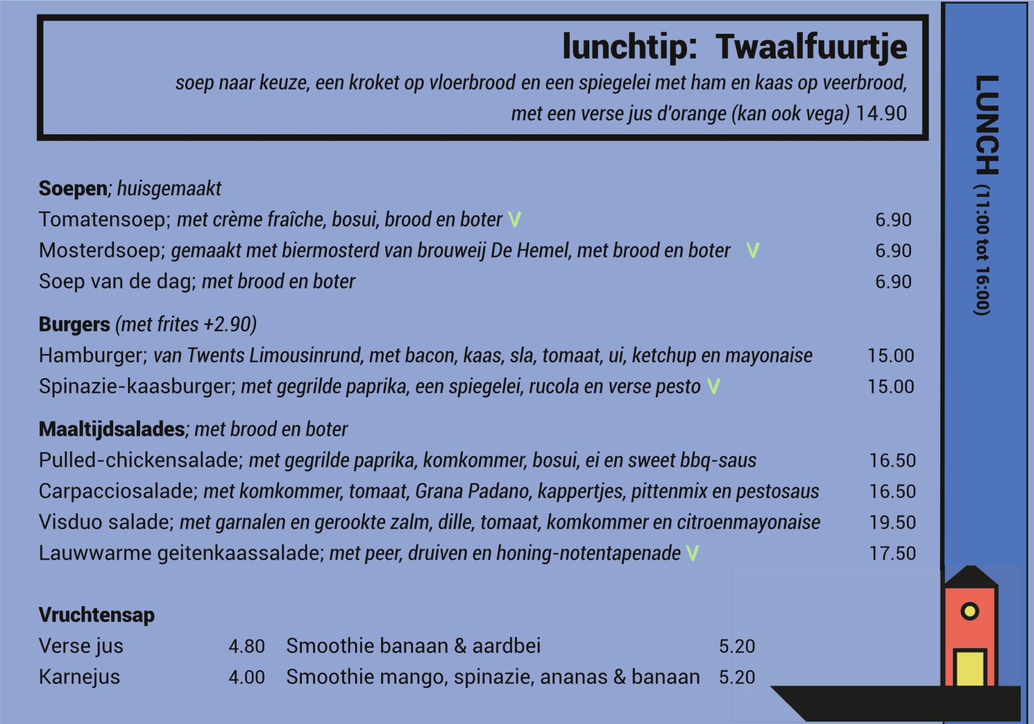 Menukaart – Veerhuis Oeffelt